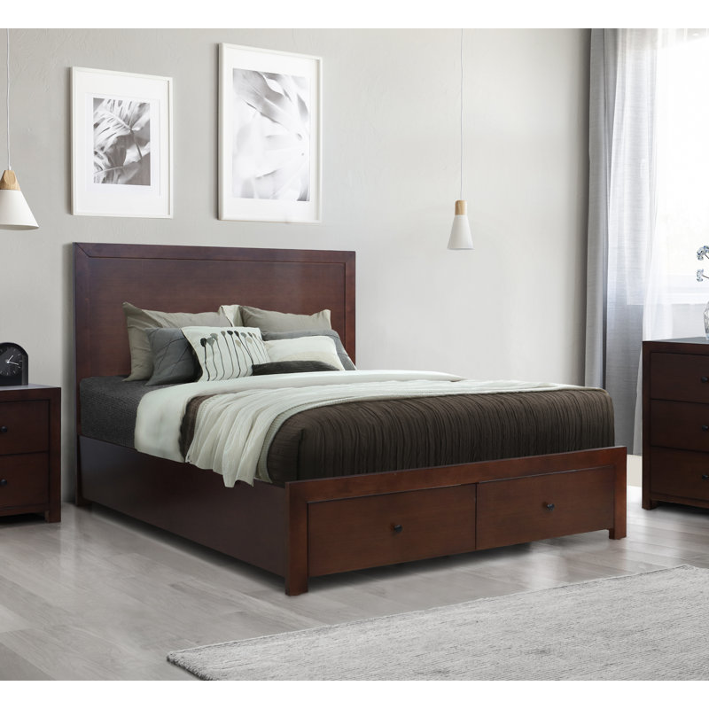 Bella Esprit Rowan Bed with Storage Footboard drawers | Wayfair